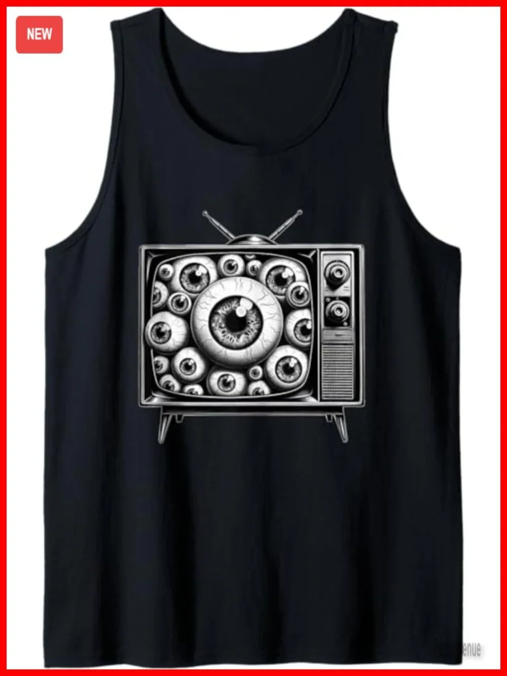 Tops | Weird Tv Eyeballs Spooky Eyes Goth Tank Top Grunge Weirdcore ...